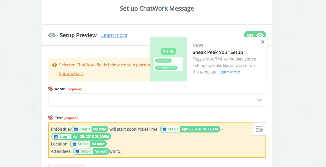 【連携】ChatWork(チャットワーク)とGoogleカレンダーをZapierで繋げてみた&解除方法Business Chat Master（ビジネスチャットマスター）